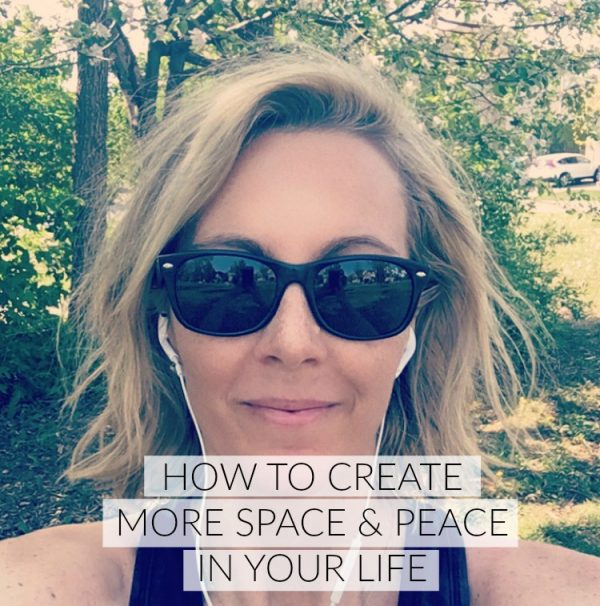 How to create more space & peace in your life | The Red Fairy Project